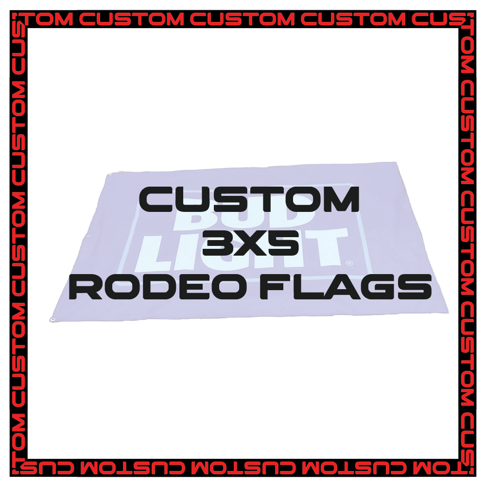 Custom 3x5 Rodeo Flags – Hooked Up Enterprises